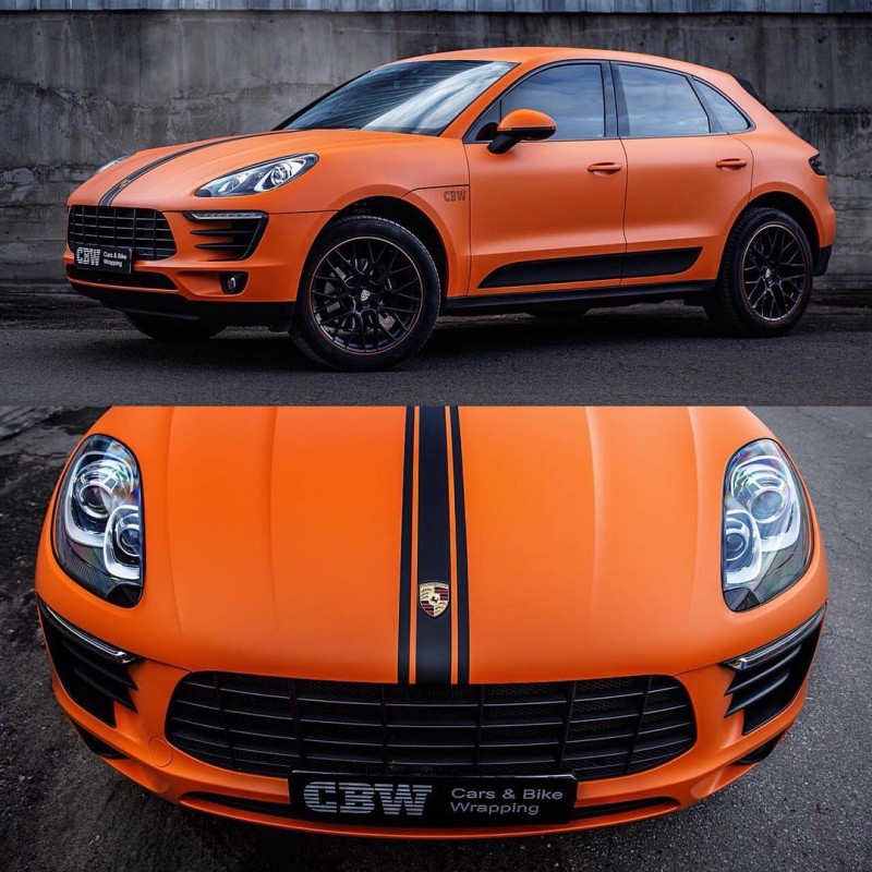 Matte Sunset Orange Vinyl