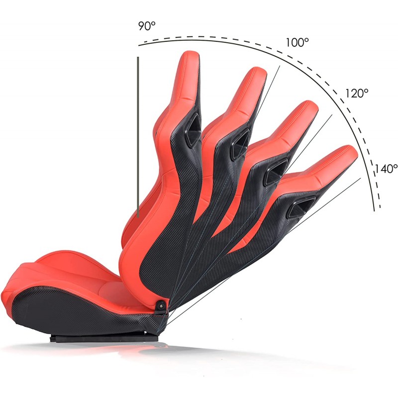 Recaro სპორტილი სავარძელი ზურგის რეგულირებით