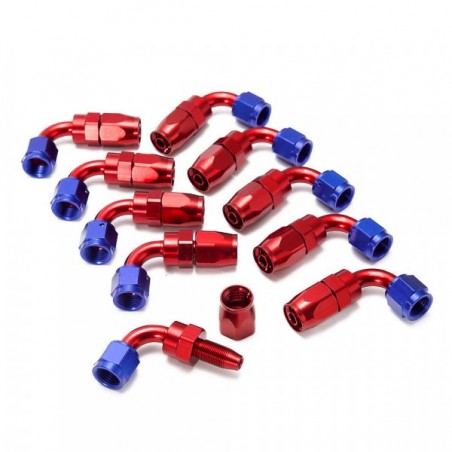 Aluminium Fuel Hose Fitting 45°