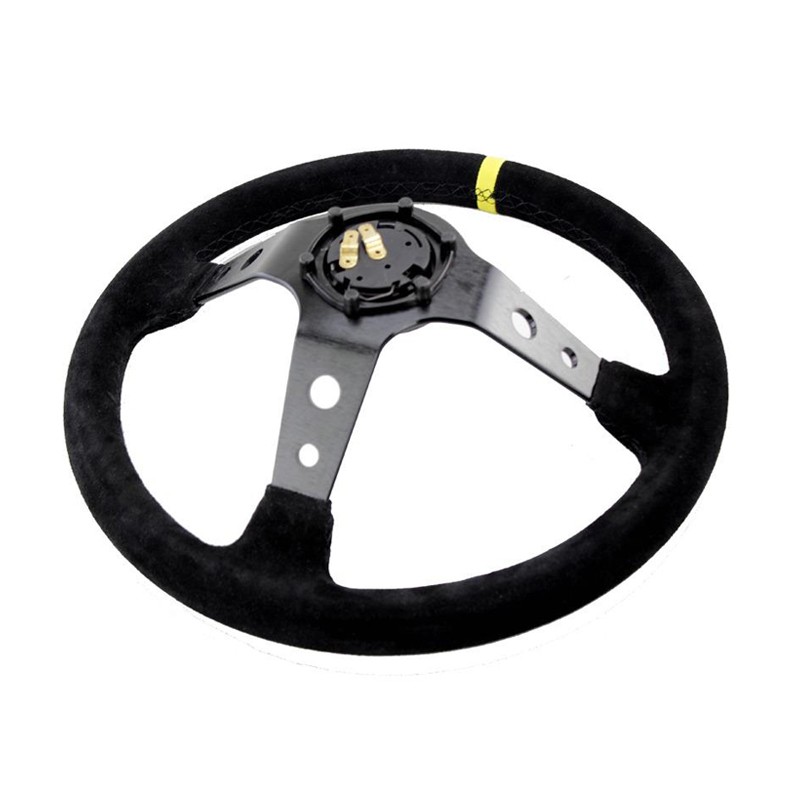OMP Yellow Steering Wheel